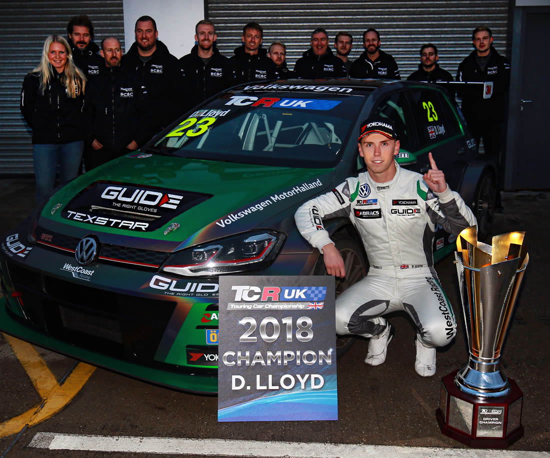 Lloyd crowned first-ever TCR UK Champion - Daniel Lloyd Racing